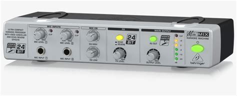 Behringer Minifex Fex800 24 Bit Multi Fx Processor 800x254 Png Download Pngkit
