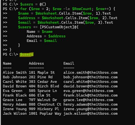 How To Import Excel XLSX Data Into PowerShell Script TheITBros