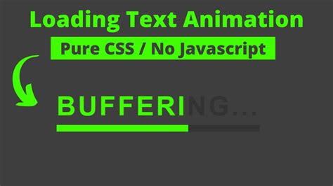 Text Loading Animation Effect Css Loading Text Animation Effect