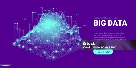 Quantum Computing Visualization Big Data Sorting Stock Illustration