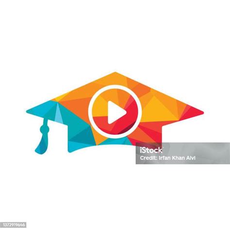 비디오 학습 교육 벡터 로고 디자인 템플릿 미디어 교육 로고 개념 공부에 대한 스톡 벡터 아트 및 기타 이미지 공부 로고