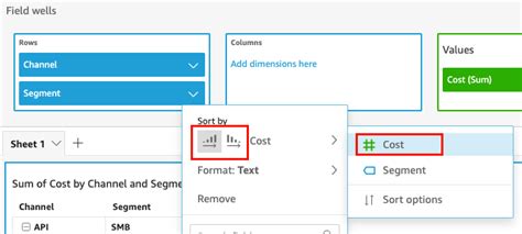 Sorting Pivot Tables In Insights