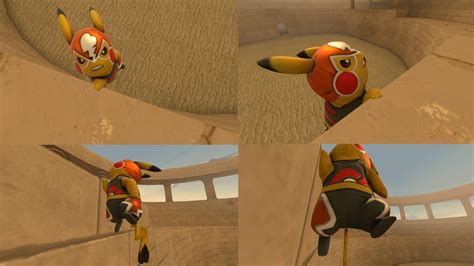 Pikachu Libre Cliffhanging By Pizzapie1998 On Deviantart