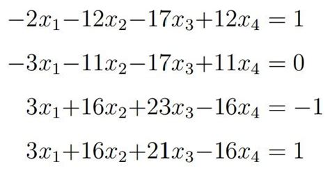 Solved Consider The Following System Of Linear Equations And Chegg
