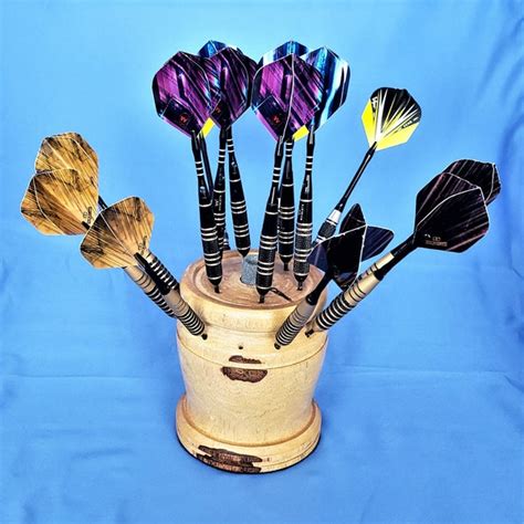 Wood Dart Holder Etsy