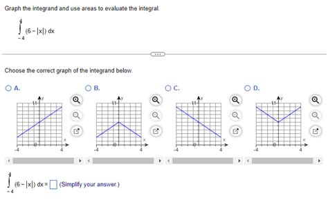 Solved Graph The Integrand And Use Areas To Evaluate The Chegg Com