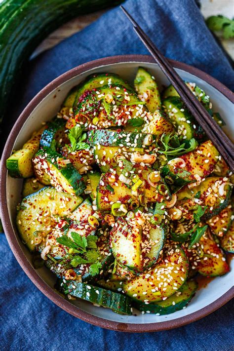 Korean Cucumber Salad Feasting At Home