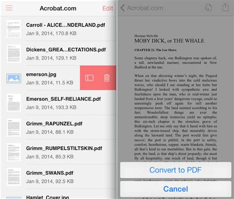 adobe reader app updated with new ios 7 design and other improvements
