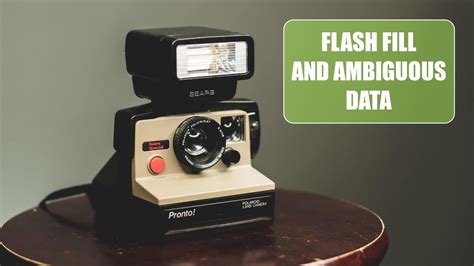 Flash Fill And Ambiguous Data Excel Tips MrExcel Publishing