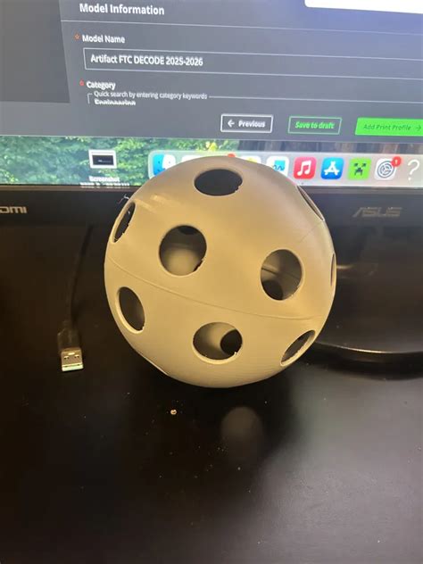 Artifact Ftc Decode 2025 2026 Season By Velocity Raptors Ftc Makerworld Download Free 3d Models