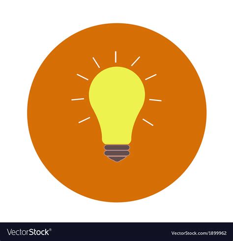 Lightbulb Idea Royalty Free Vector Image Vectorstock
