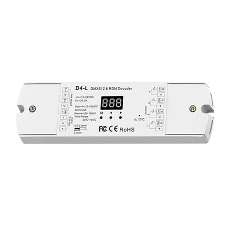 DMX Controller CH A V To V DC D L CV LED Decoder