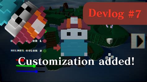 I Added Player Customization To Our Game Voxel Miner Devlog 7 Youtube
