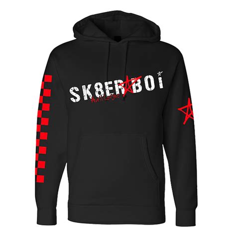 Sk8er Boi Black Hoodie Avril Lavigne Official Store