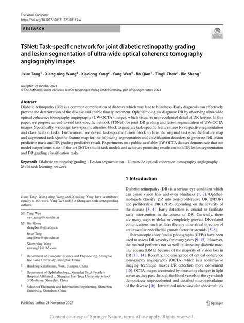 Tsnet Task Specific Network For Joint Diabetic Retinopathy Grading And Lesion Segmentation Of