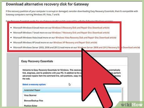 How To Reset A Gateway Laptop With Pictures Wikihow