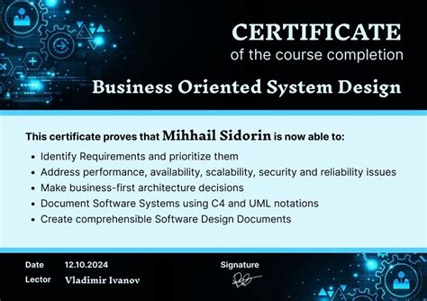 Mihhail Sidorin On Linkedin Softwaredesign Certification