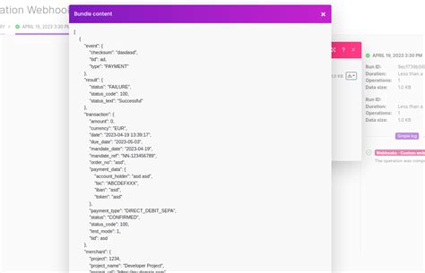 Scenario From Webhook Failed How Do I Run It Again After Fixing Error How To Make Community