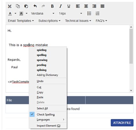 Using Spell Checkers