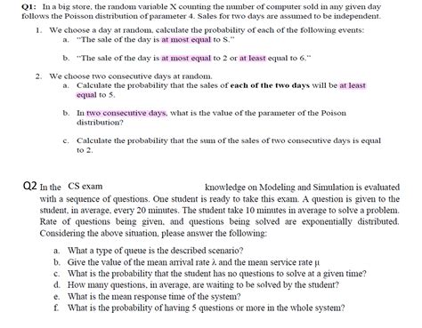 Solved Q1 In A Big Store The Random Variable X Counting Solved Q1 In A Big Store The Random Variable X Counting