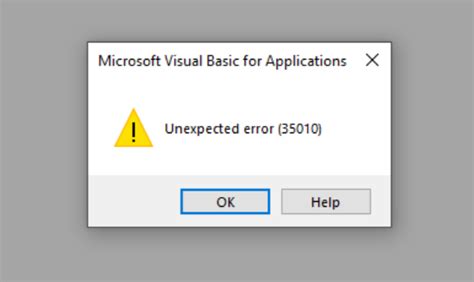Unexpected Error 35010 Ebm Software