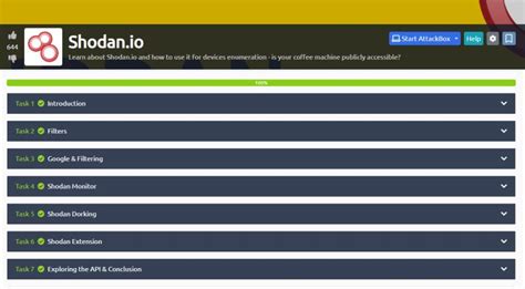 100daysofhacking Tryhackme Accessible Shodan Osint Iot Searchengine Web Shodan Satya