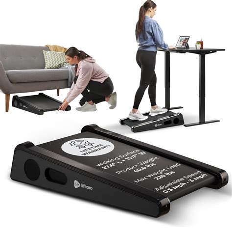 Brandclub Lifepro Smallest Portable 30in Small Mini Walking Pad Treadmill Installation Free