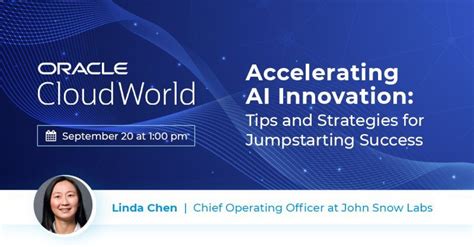 Dean Coutinho On Linkedin Cloudworld Aiinnovation Cloudtechnology Oraclecloud