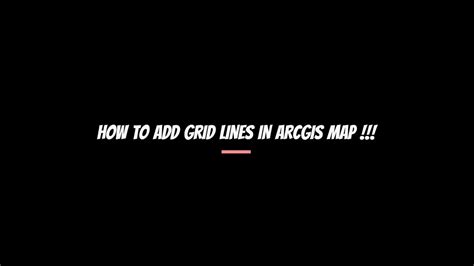 How To Add Gridline In A Map YouTube