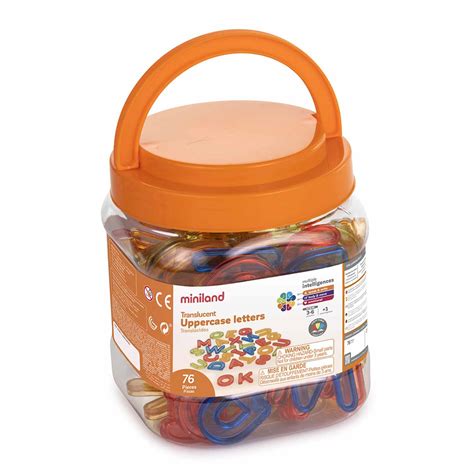 Translucent Letters Uppercase Beckers School Supplies