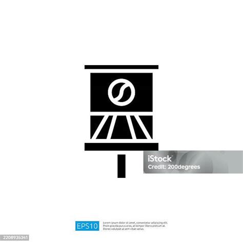 경고 아이콘 미니멀한 흑백 디자인의 주의 표지판 및 방향 표시기가 있는 경고 알림을 나타내는 기호 경계 표지에 대한 스톡 벡터