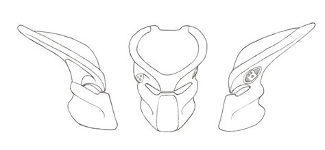Predator Mask Drawing At PaintingValley Explore Collection Of Predator Mask Drawing