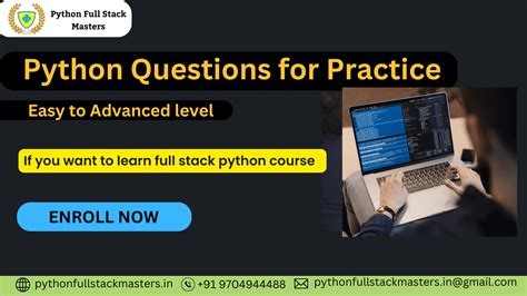 Master 50 Python Questions For Practice Easy To Advanced