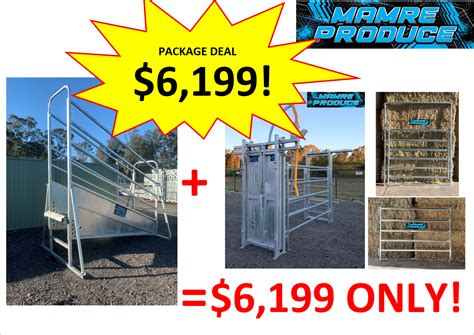 Cattle Pack With Adjustable Loading Ramp Package Mamre Produce