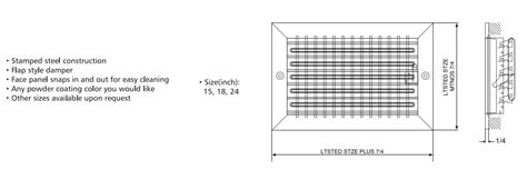 Longterm Baseboard Diffuser Lt 020 Series