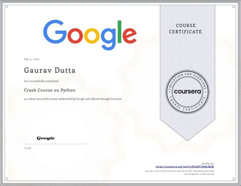 Gaurav Dutta On Linkedin Python Coursera Careerdevelopment