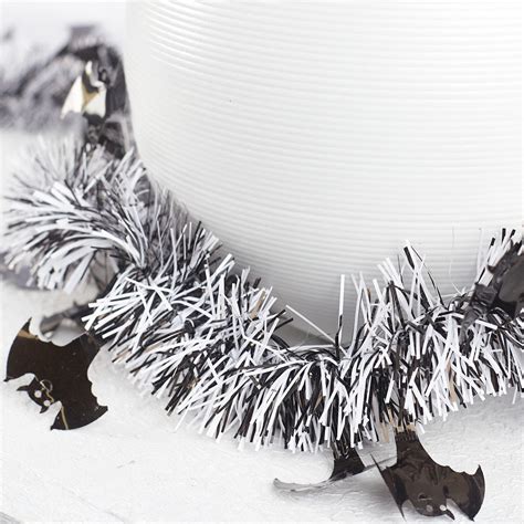 Halloween Tinsel Bat Garland Halloween Holiday Crafts Factory