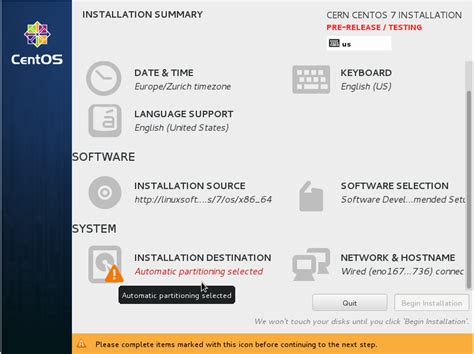 Installation Archived Linux CERN
