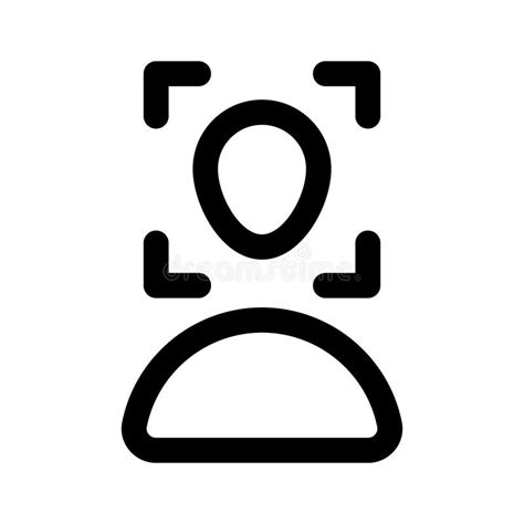 Download This Amazing Icon Of Face Detection In Modern Style Stock