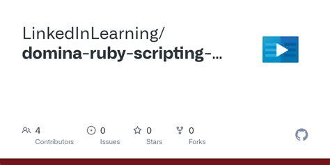 Github Linkedinlearningdomina Ruby Scripting 4220219