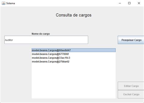 Java Mostrar Valores Do Banco De Dados Em Uma JList Na Tela Stack