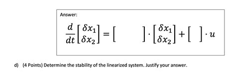 solved problem 4 25 points linearization consider the