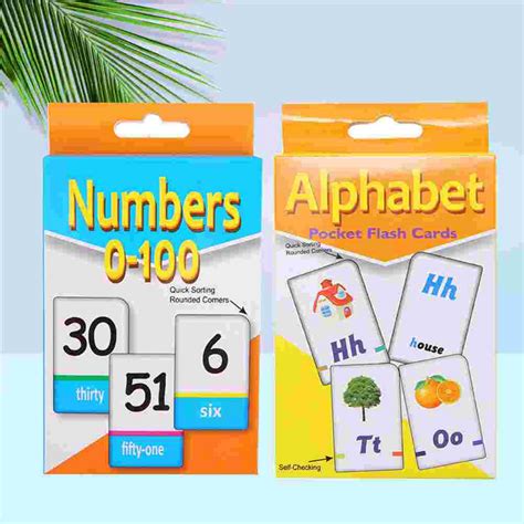 알파벳 플래시 카드 세트 Abc 문자 숫자 조준기 단어 플래시 카드 게임 교육 유치원 학습 2 세트 수수께끼 And 마술 입방체