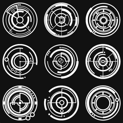 Premium Vector Set Of Geometric Shapes Trendy Halftone Vector Geometric Shapes