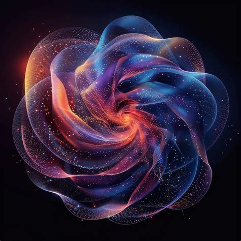 Highly Advanced Mathematical Visualization Calculus Graph Holographic Nature Of Reality Dot Work