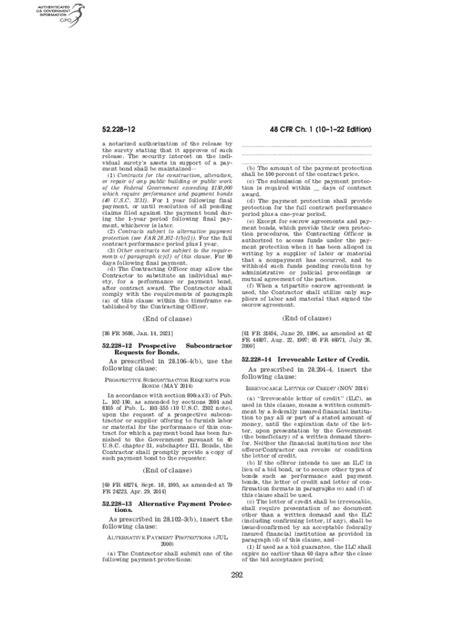 Fillable Online 48 Cfr Part 28 Bonds And Insurance Far Fax Email Print Pdffiller