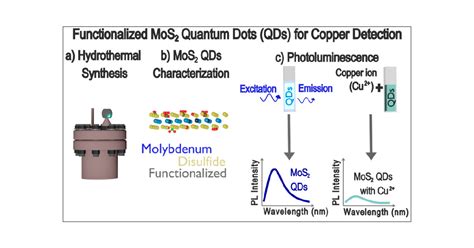 Hydrothermal Synthesis Of Fluorescent Functionalized Mos2 Quantum Dots For Heavy Metal Detection