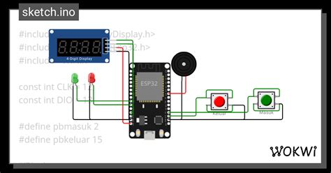 Project Counter Ruang 2 Wokwi Esp32 Stm32 Arduino Simulator