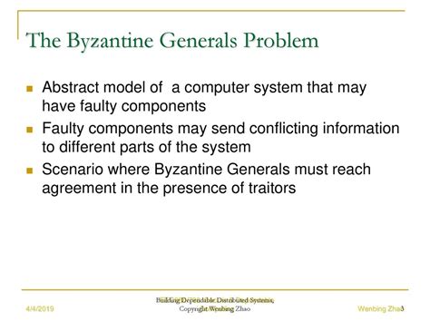 building dependable distributed systems copyright wenbing zhao ppt