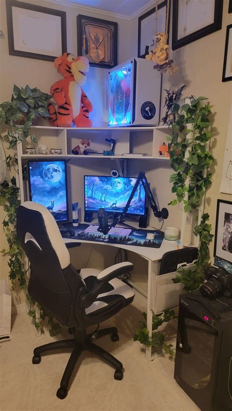 Wifes New Computer Setup In Her Office R Cozyplaces
